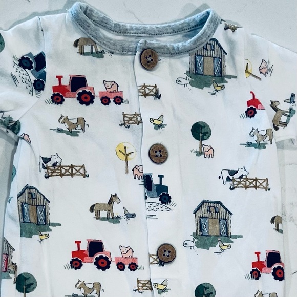 Mud Pie | Pajamas | Mud Pie Newborn Farm Animal Sleeper Gown 3 Months ...